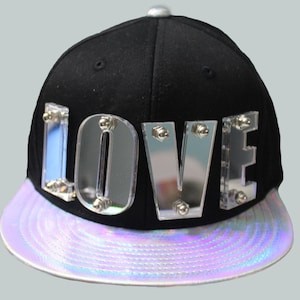Create Your Own Custom Mirrored Letters Snapback Hat, Logo Reproduction ...