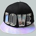 Create Your Own Custom Mirrored Letters Snapback Hat, Logo Reproduction ...