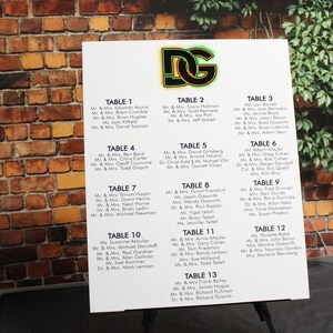 Custom Made Acrylic Seating Chart, Wedding Seating Chart, Find Your ...