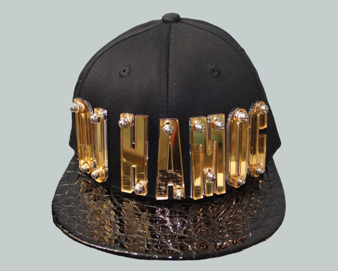 Create Your Own Custom Mirrored Letters Snapback Hat Logo - Etsy