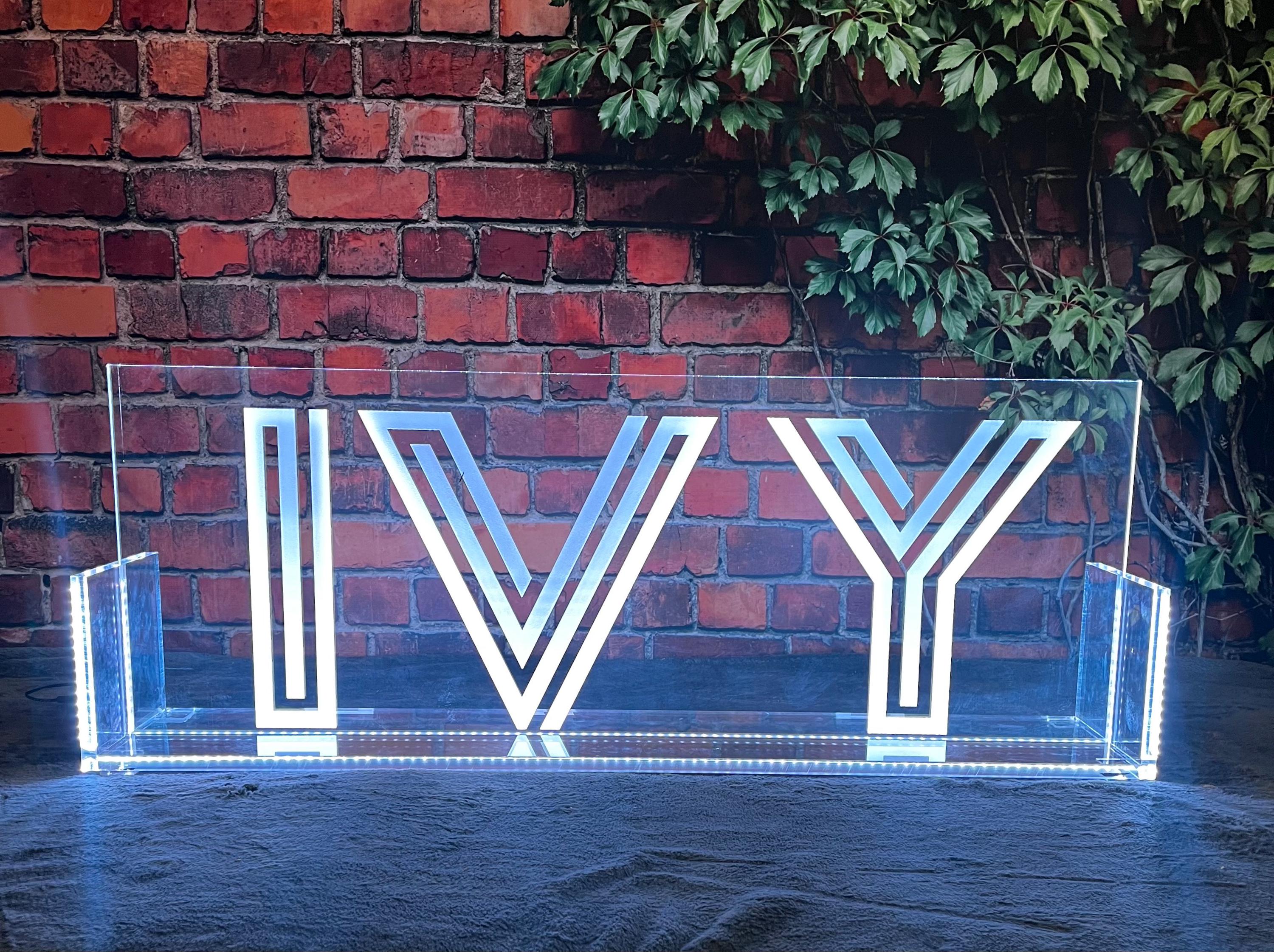 Custom Made LED Acrylic Light up Centerpieces - Create Your Own Logo or ...