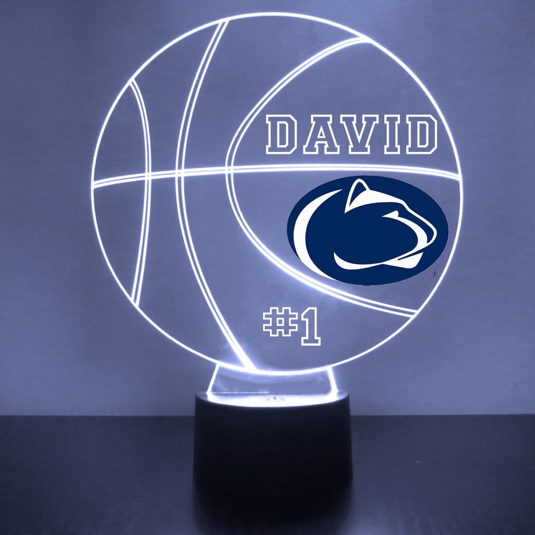 Penn State Nittany Lions, Personalized Sports Fan Lamp, College ...