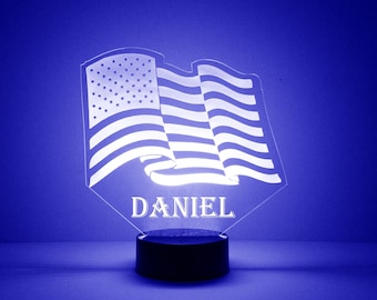 American Flag Led - Etsy
