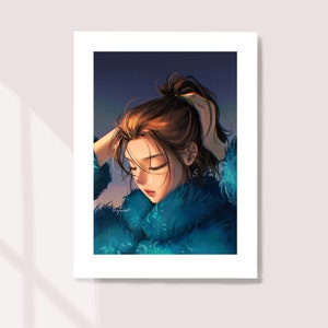 Start Over Art Print Girl Illustration People Portrait Mood Peijinsart ...