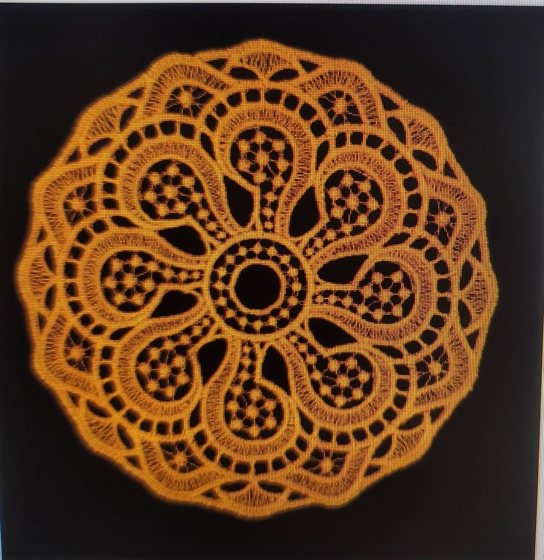 Free Standing Lace Coasters - Etsy