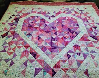 Exploding Heart Quilt Pattern - Etsy