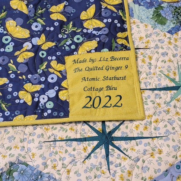 Embroidered Quilt Labels - Etsy