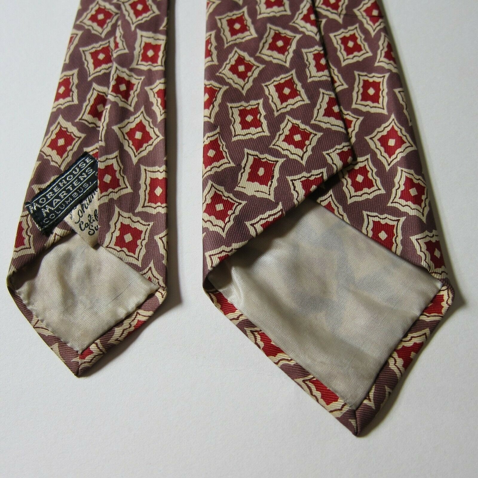 Vtg 1940s Cohama California Swagger Swing Tie Steber Brown Morehouse ...