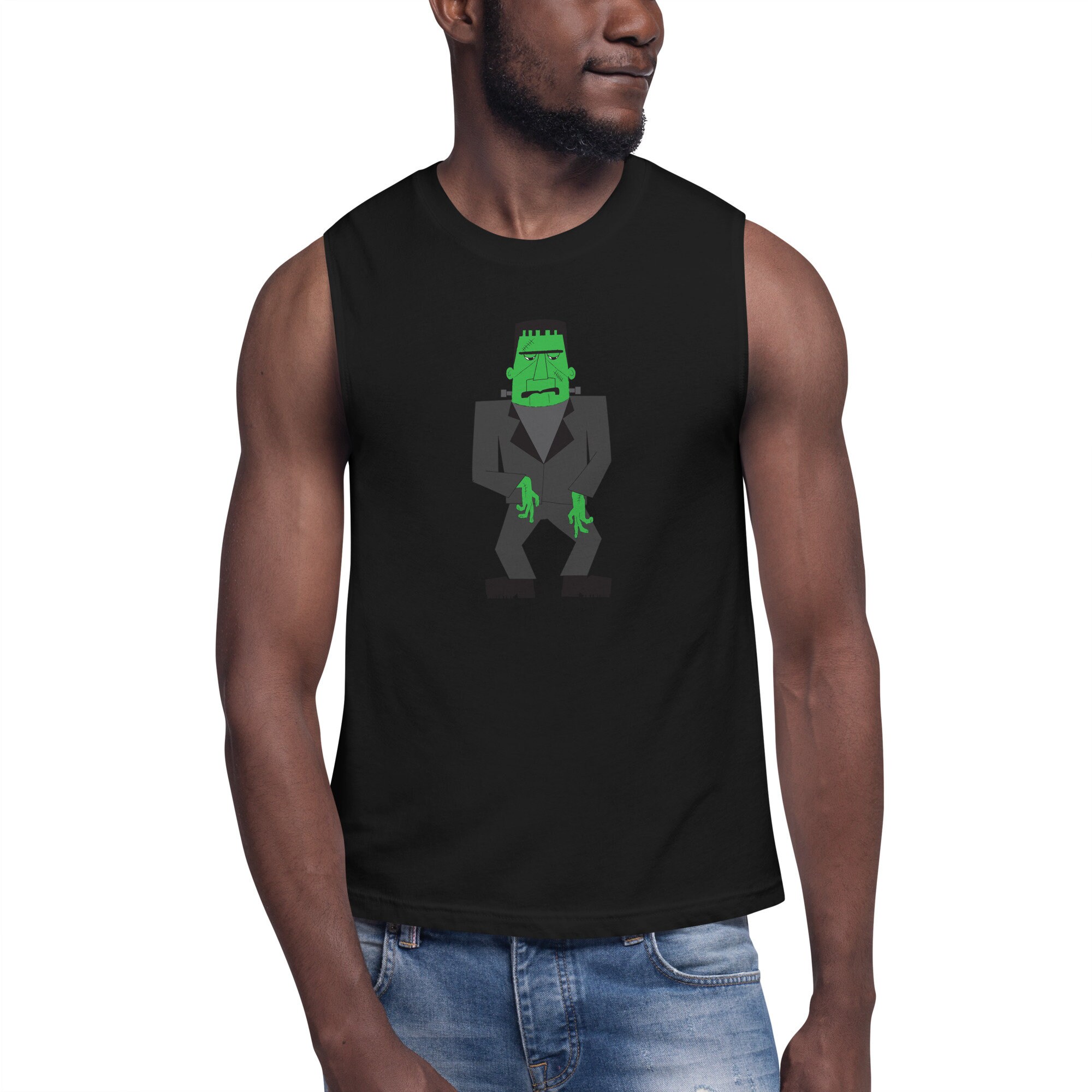 Classic Style Frankenstein Graphic Tank Top Unique Retro - Etsy