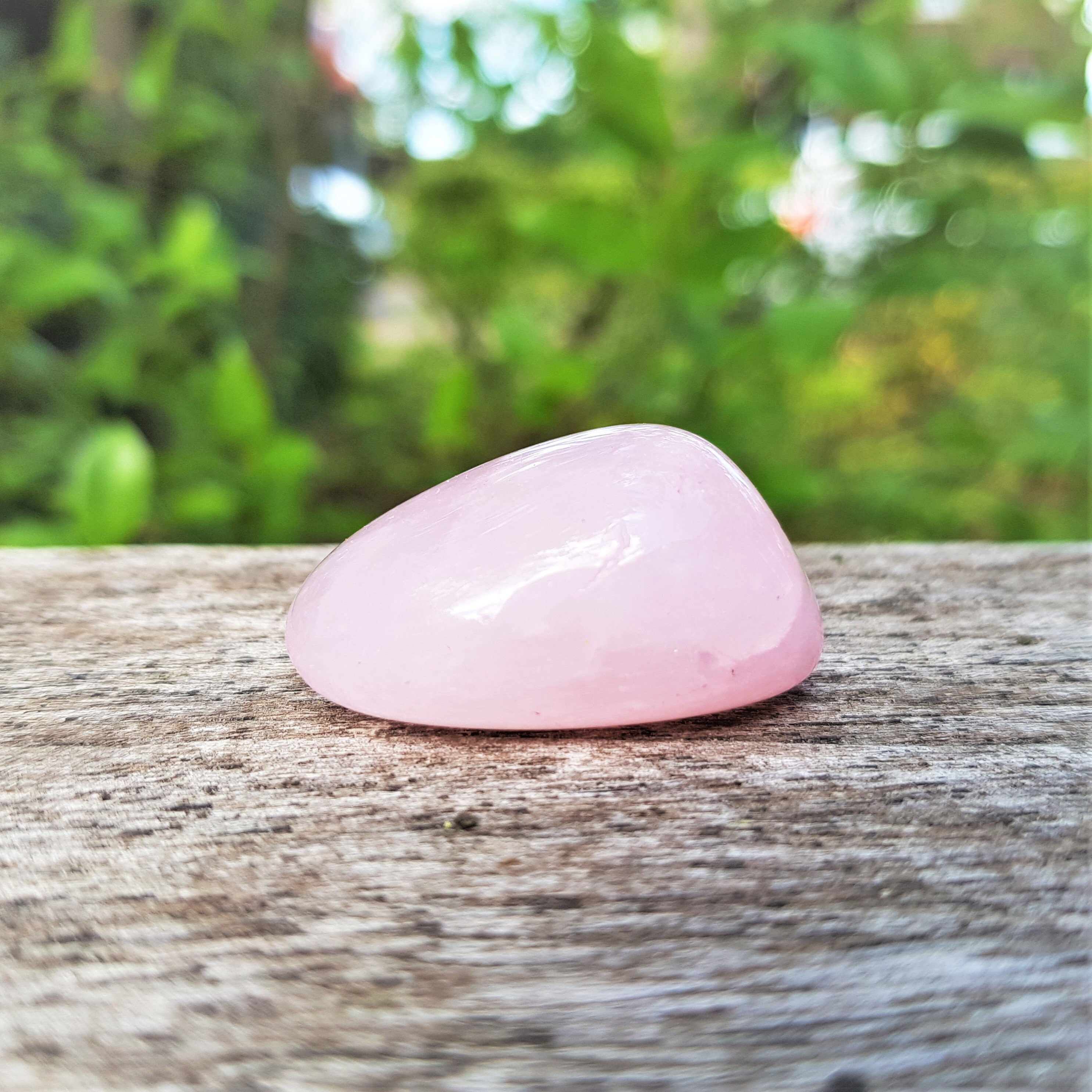 Piedra de tambor de piedra preciosa de cuarzo rosa piedra de | Etsy