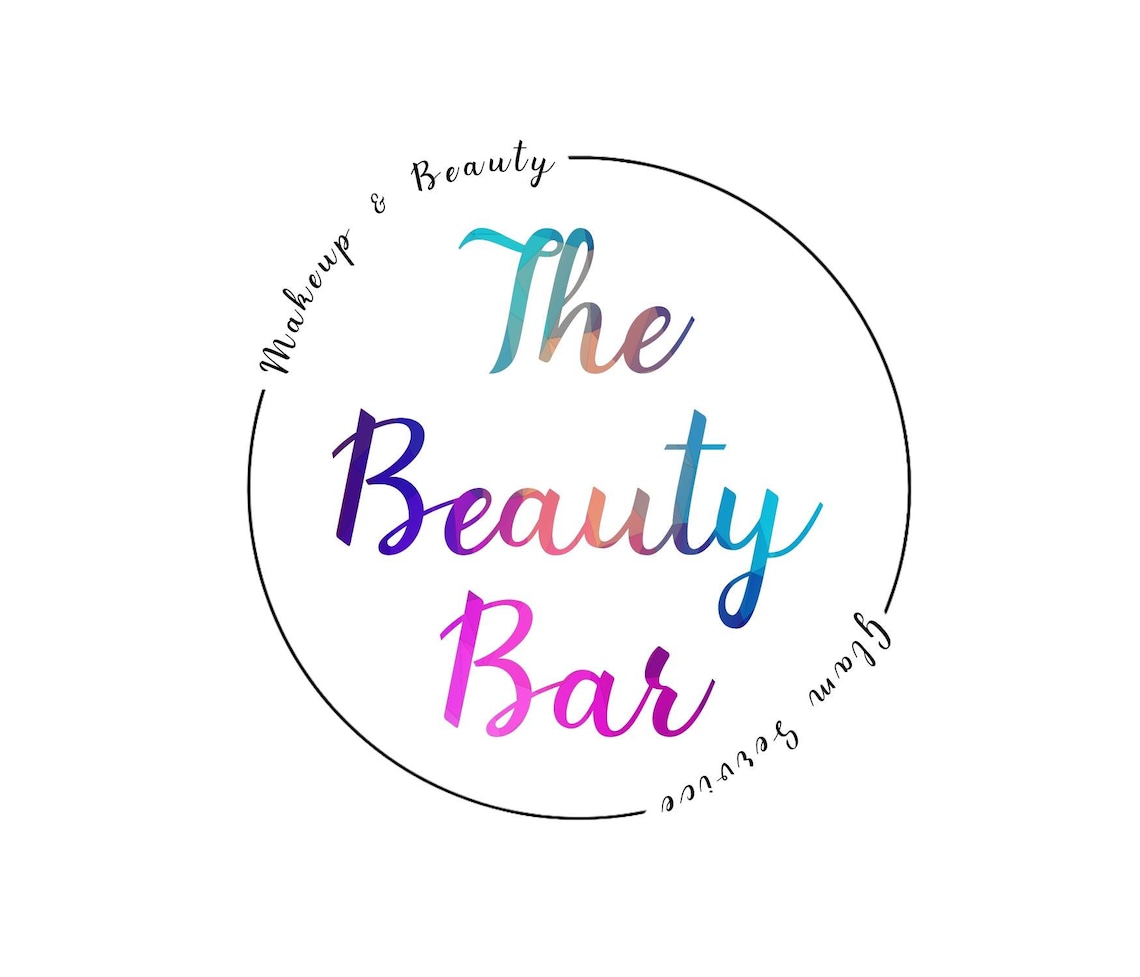 Beauty Bar PREMADE LOGO Template DIY Glam Bar Edit with Corjl | Etsy