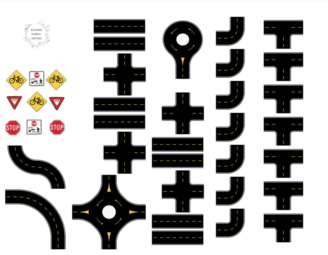 DIY Traffic Garden Printable (6 Pages) - Etsy