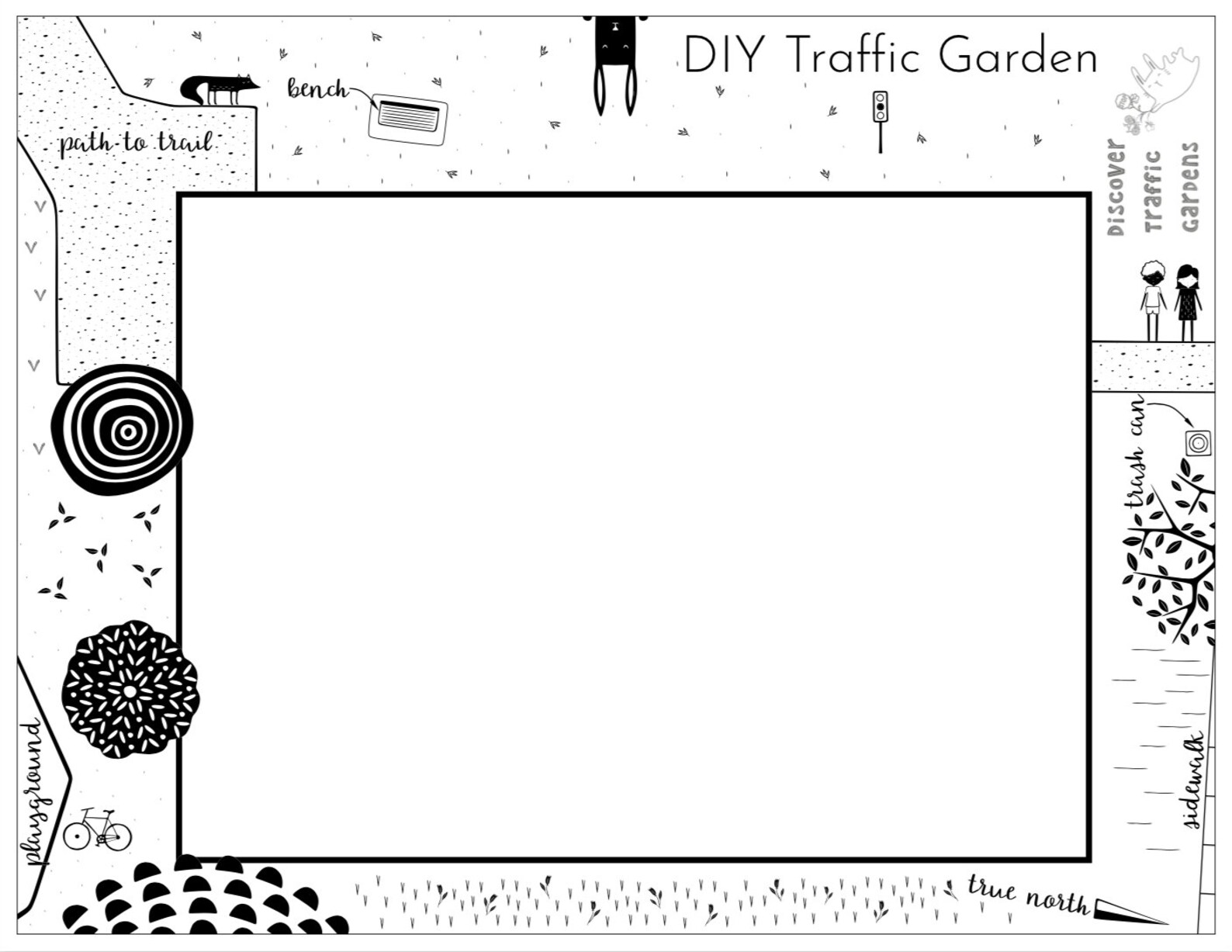 DIY Traffic Garden Printable (6 Pages) - Etsy