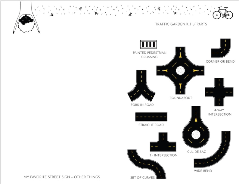 DIY Traffic Garden Printable (6 Pages) - Etsy