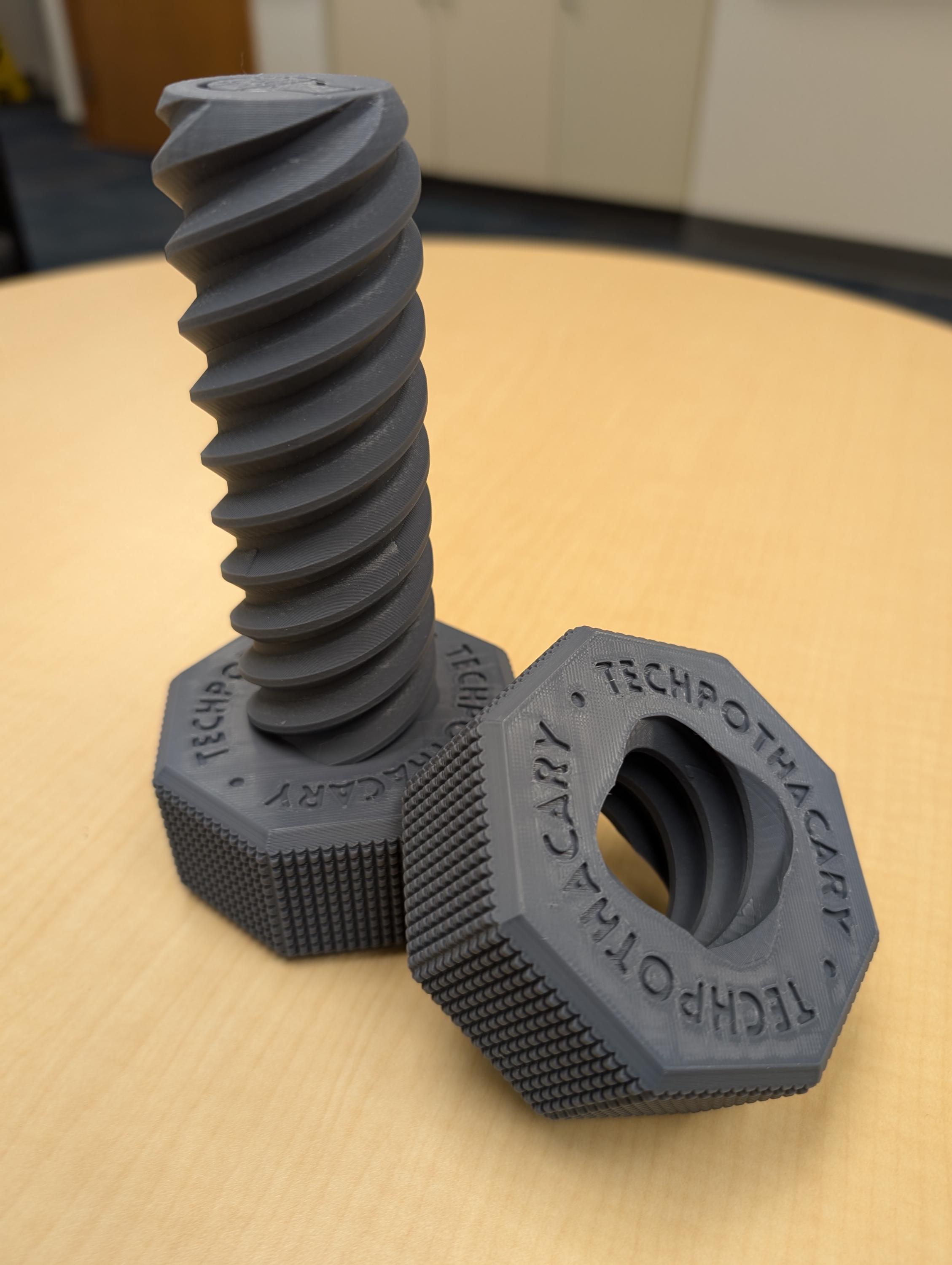 Large Nut and Bolt Fidget Toy - Etsy