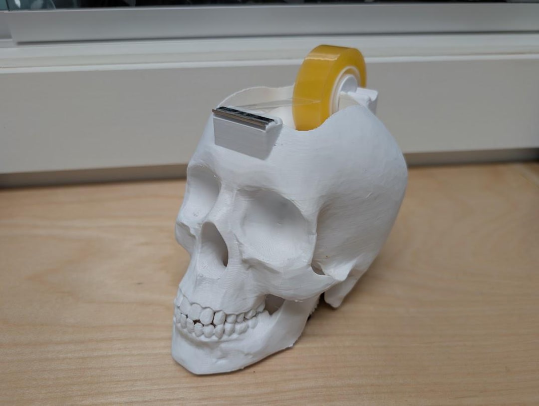 Skull Tape Dispenser - Etsy