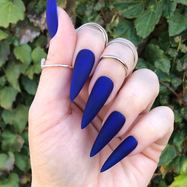 Matte Fake Nails - Etsy