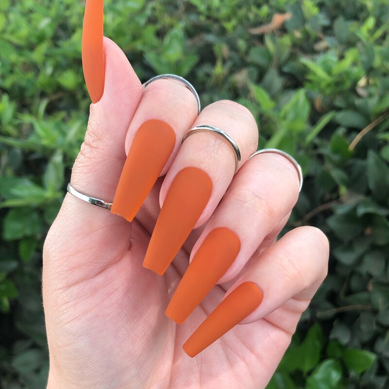 Matte Fake Nails - Etsy