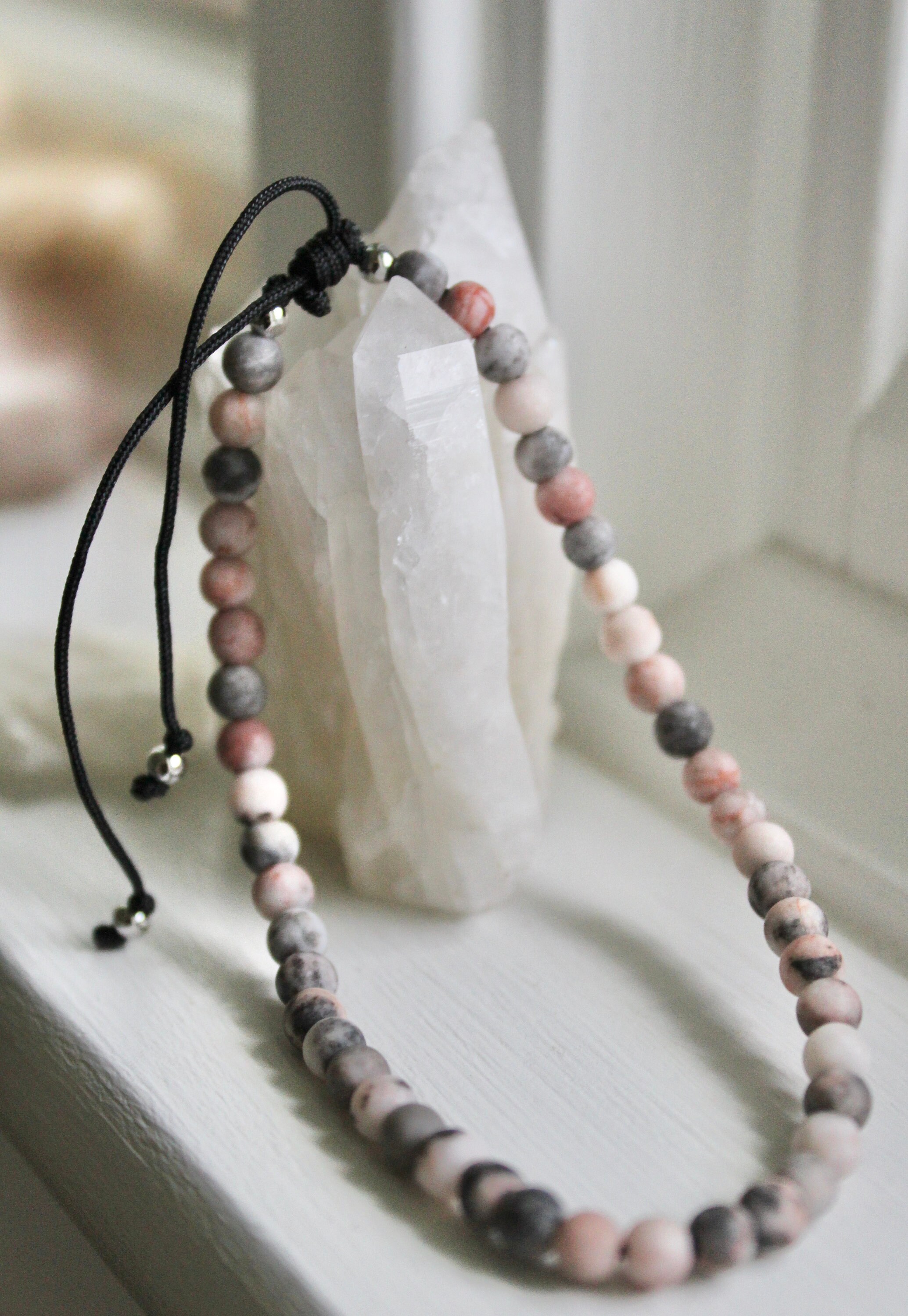 Gemstone Anklets With Sliding Knot Closure - Etsy Canada