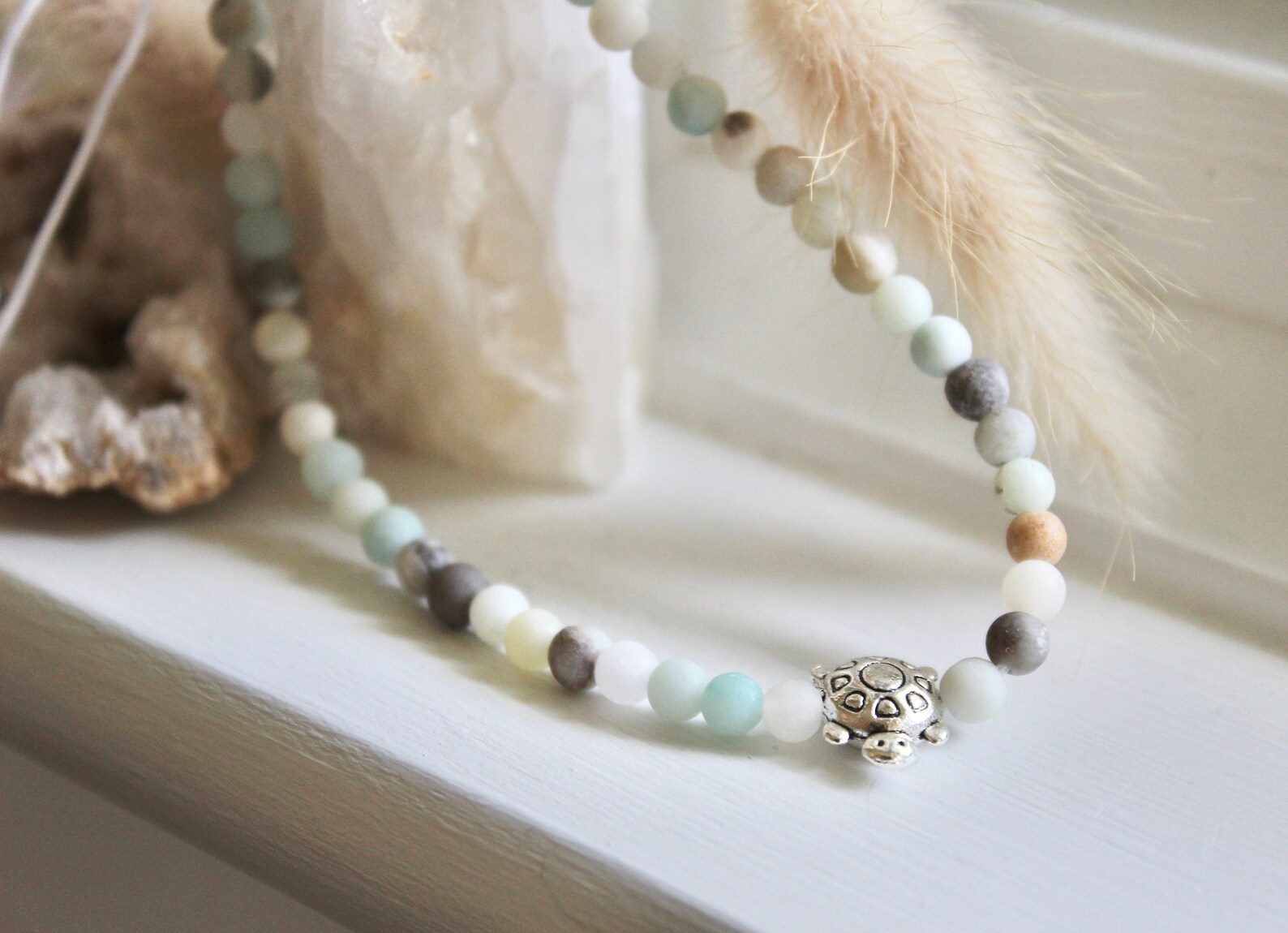 Gemstone Anklets With Sliding Knot Closure - Etsy Canada