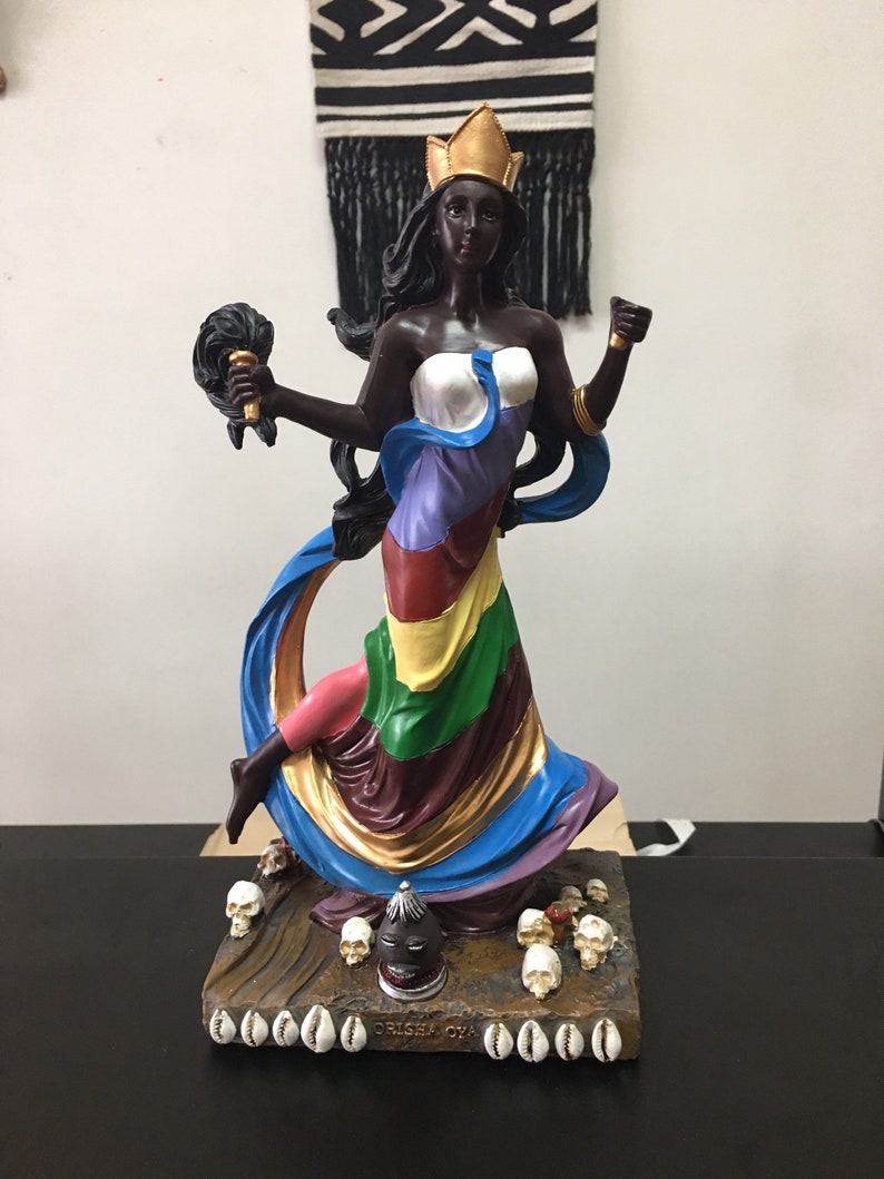 Santo Orisha Oya Statue Orisha Statue Orisha Oya Estatua | Etsy
