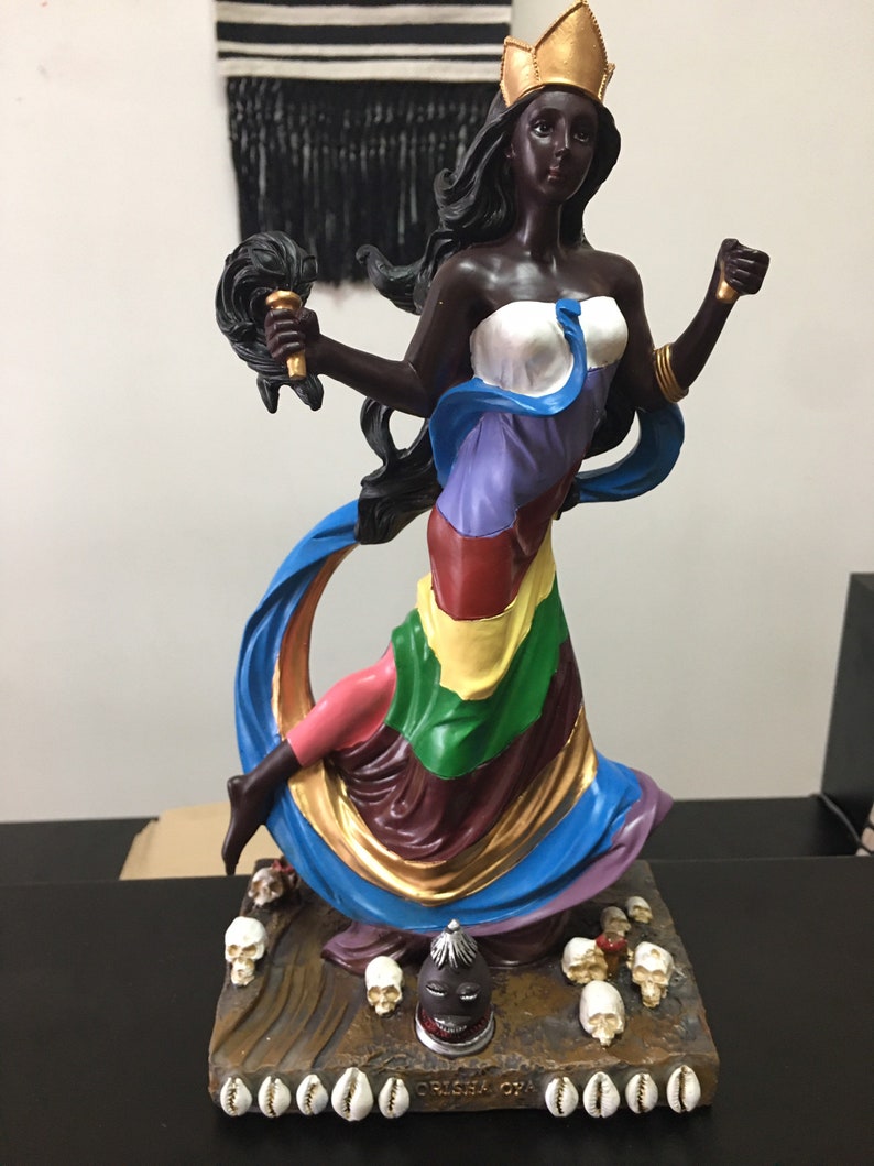 Santo Orisha Oya Statue Orisha Statue Orisha Oya Estatua | Etsy