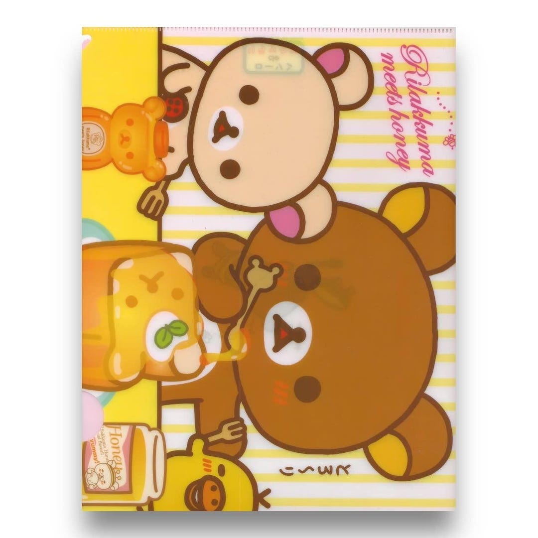 Y2K 2000s Japan Rilakkuma File Folder Kawaii Stationery - Etsy