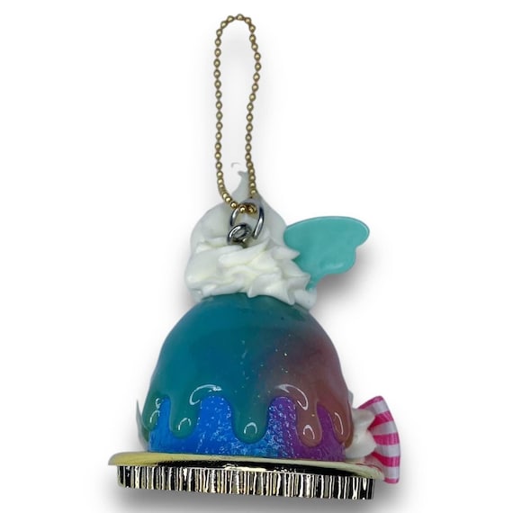 2000s Japan Decoden Sweets Keychain - Star Ice Cream - Gem
