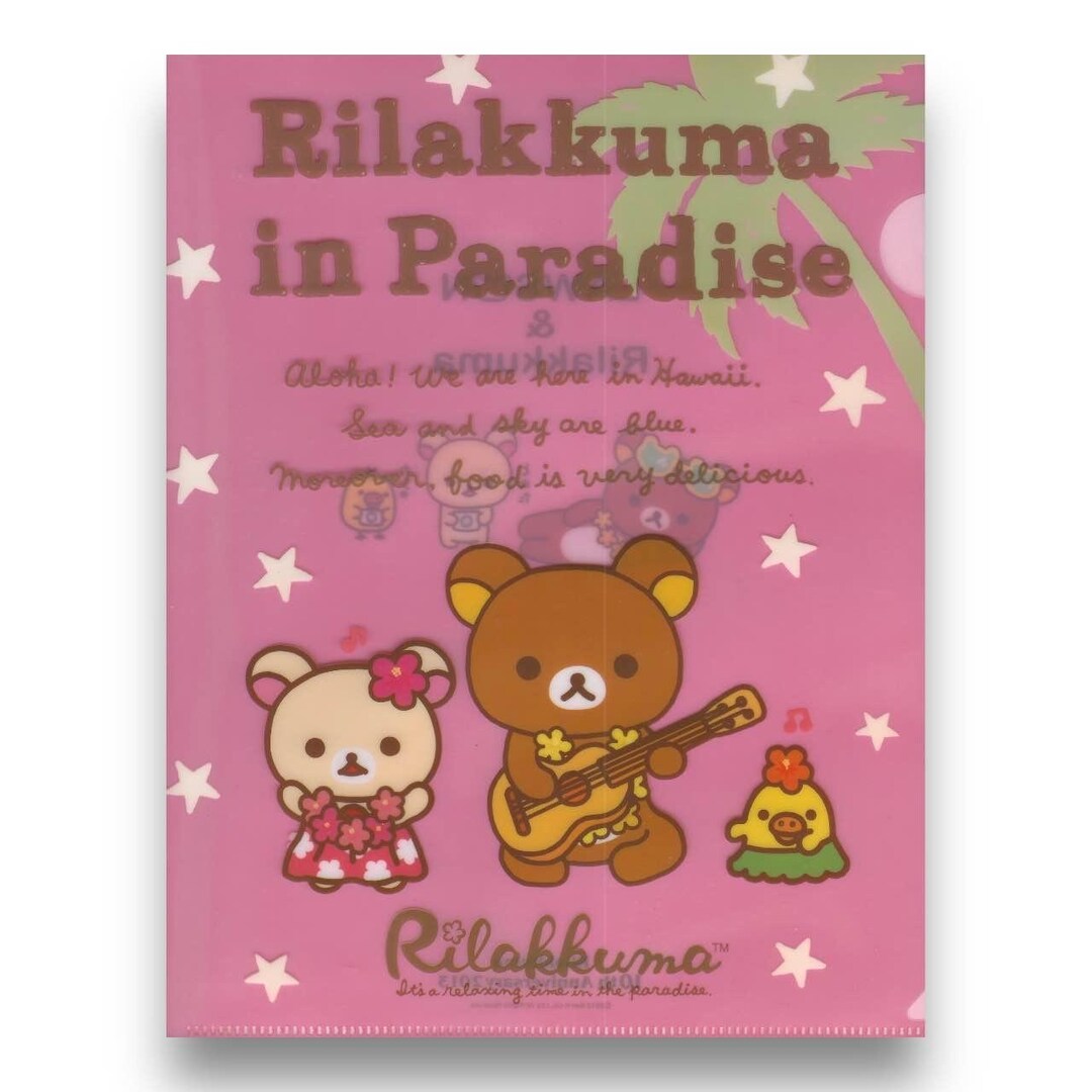 Y2K 2000s Japan Rilakkuma File Folder Kawaii Stationery - Etsy