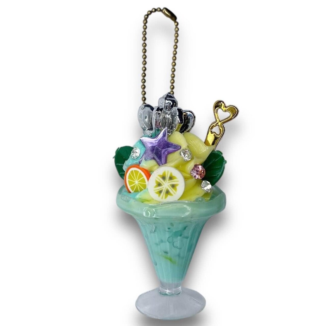 2000s Japan Decoden Sweets Keychain - Fruit Shake - Etsy