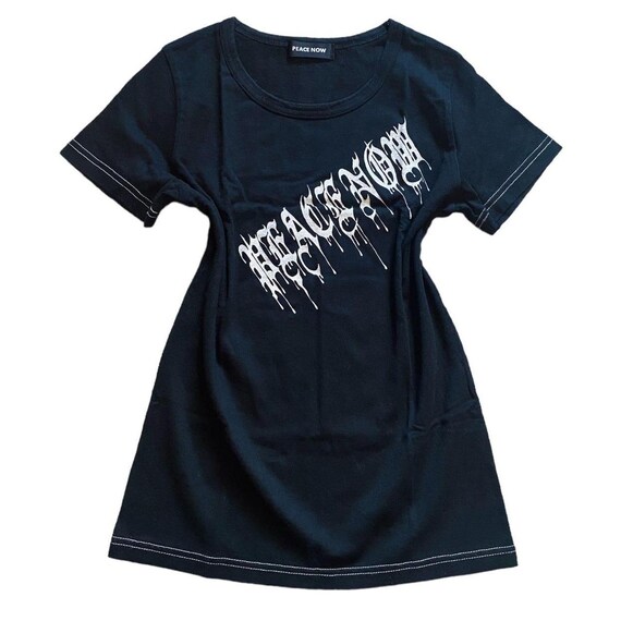 2000s Peace Now Logo Graphic Tshirt Sz S - Gem