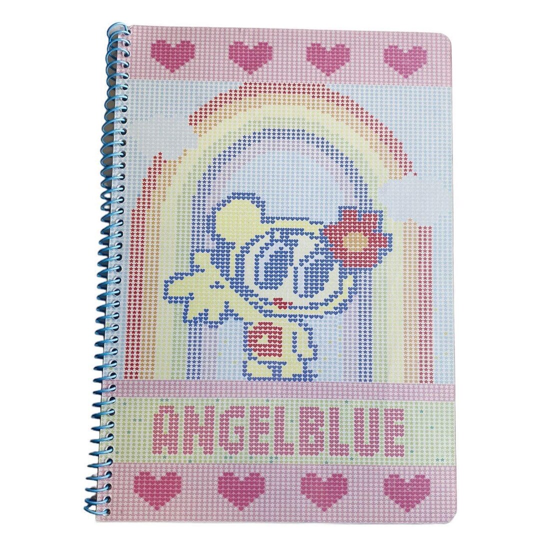 Y2K 2000s Japan Angel Blue Spiral Notebook - Etsy