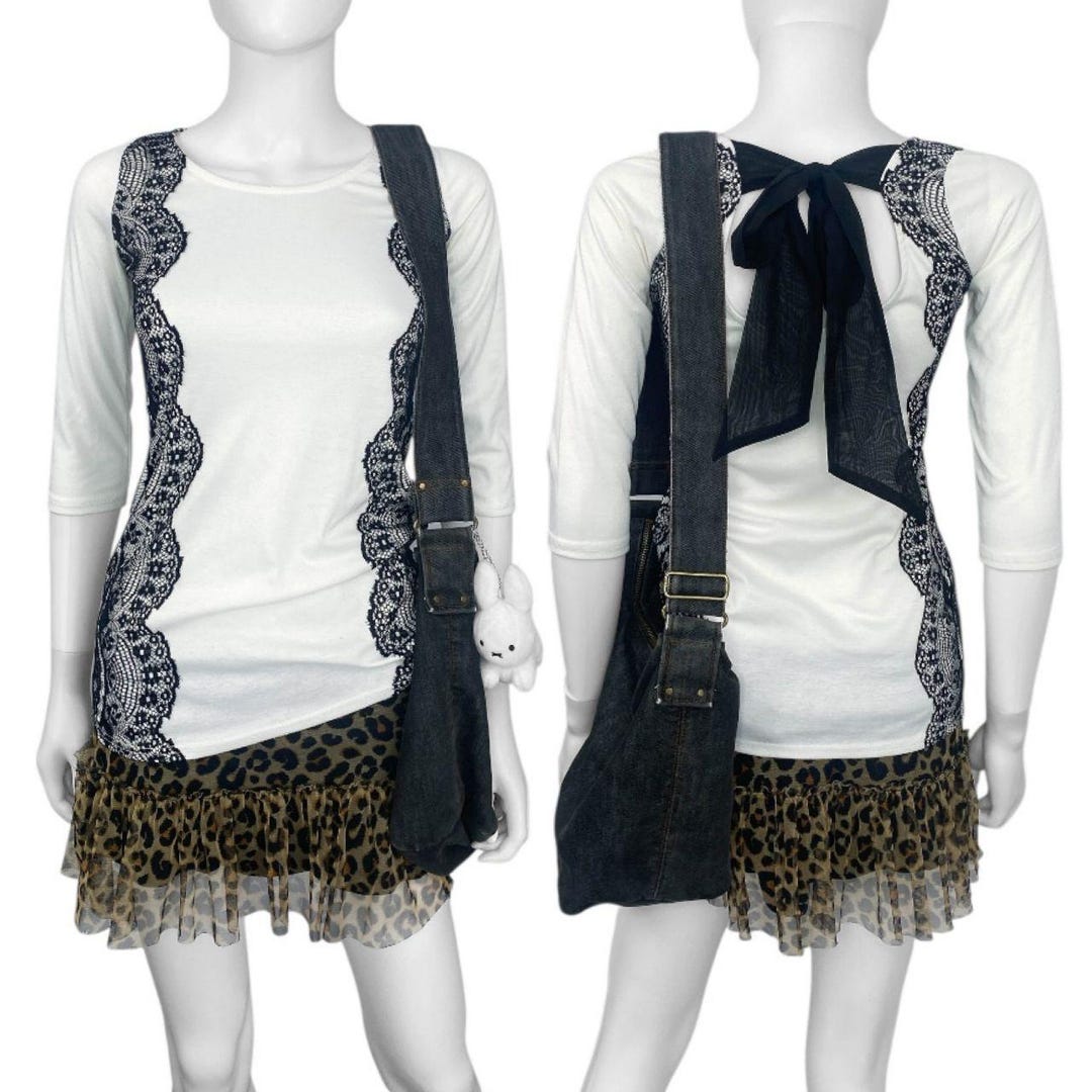 00s 2000s Japan Agejo Hime Gyaru Cecil Mcbee Bow Back Top Sz S - Etsy