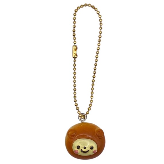 2000s Japan Decoden Sweets Mini Keychain - Monkey Bre… - Gem