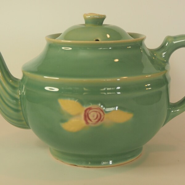 Rosebud Teapot - Etsy