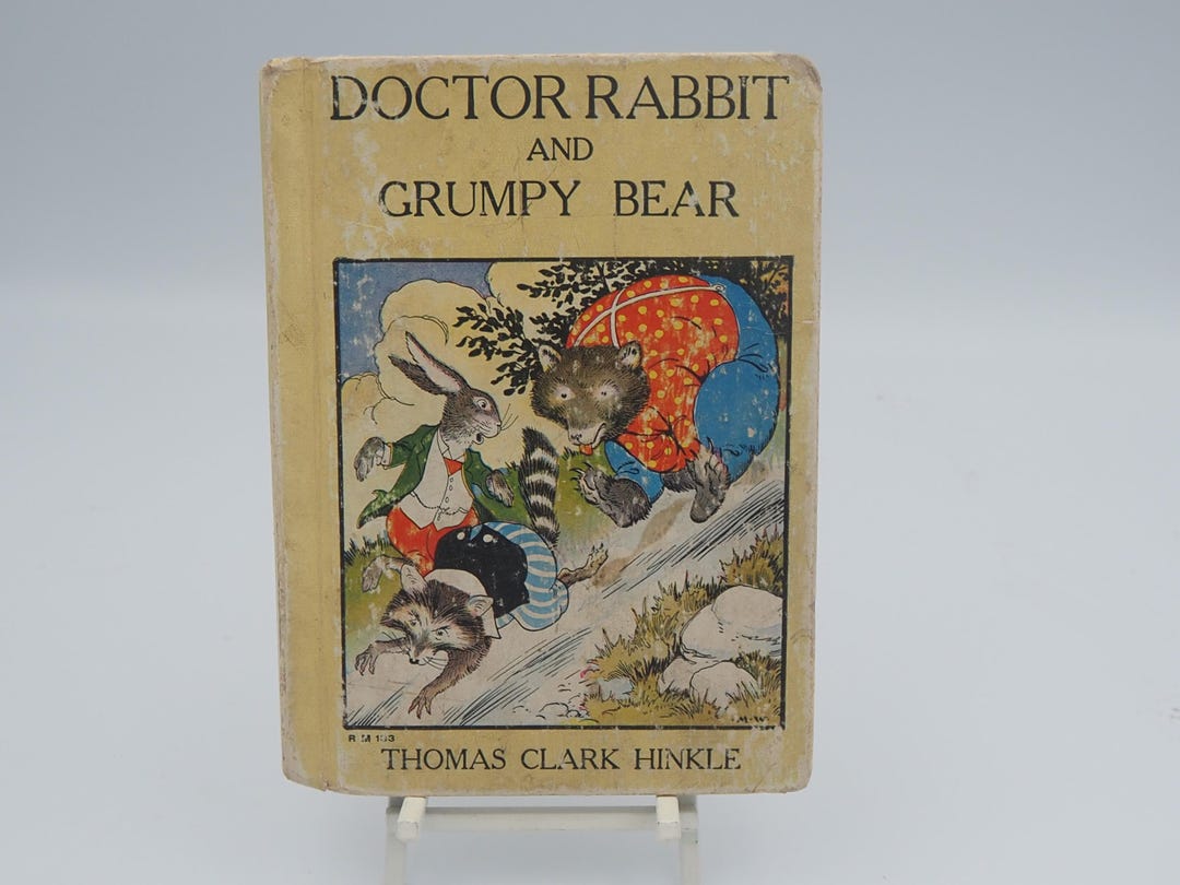 Vintage "dr. Rabbit and Grumpy Bear" by Thomas Clark Hinkle 1934 ...