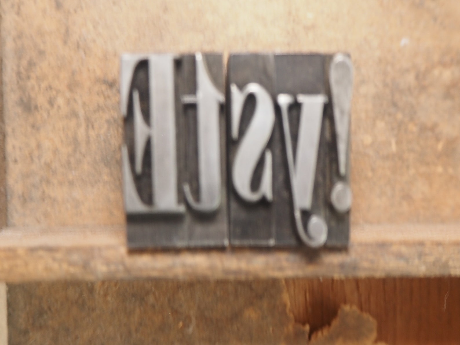Vintage Letterpress Upper and Lower Case Numbers and Punctuation Type ...