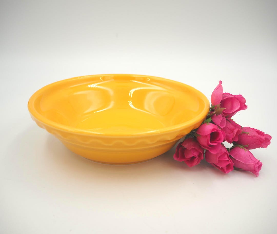 Vintage Fiesta Marigold Individual Deep Dish Pie Plate Vintage - Etsy