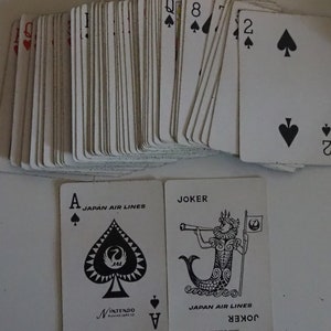 Vintage Airline Playing Cards Set of Three Asiana Airlines Singapore ...