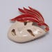 Vintage Art Deco Lady Pin Brooch Enamel - Etsy