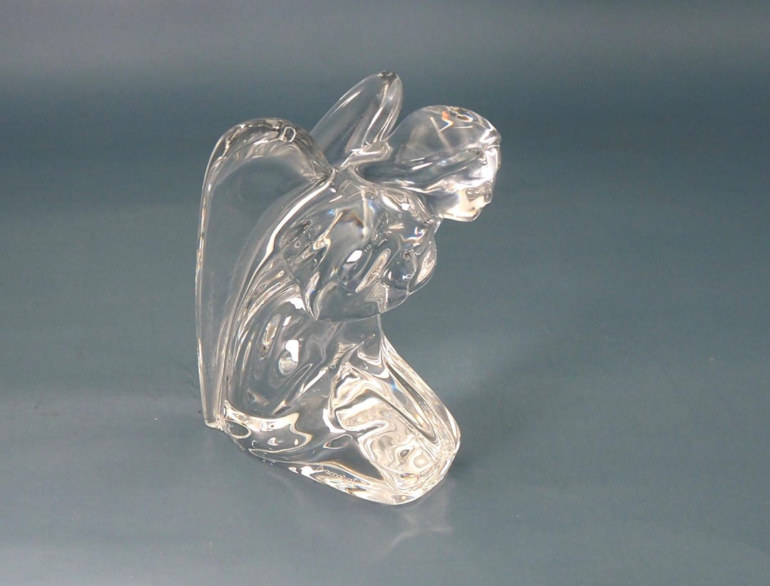 Baccarat Crystal Angel Kneeling With Arms Crossed - Etsy