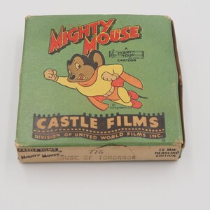 Vintage Mighty Mouse 776 house of Tomorrow 16 MM Castle Films Headline ...
