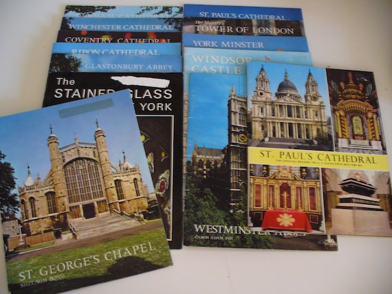 Vintage Set of 13 Souvenir Travel Guide Booklets from Great | Etsy