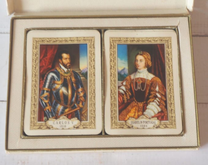 Vintage Portugal Rooster Playing Cards 1970s Litografia MAIA Cartas De ...