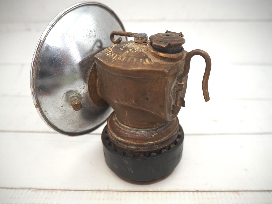 Vintage Justrite Carbide Lamp Mining Lamp - Etsy