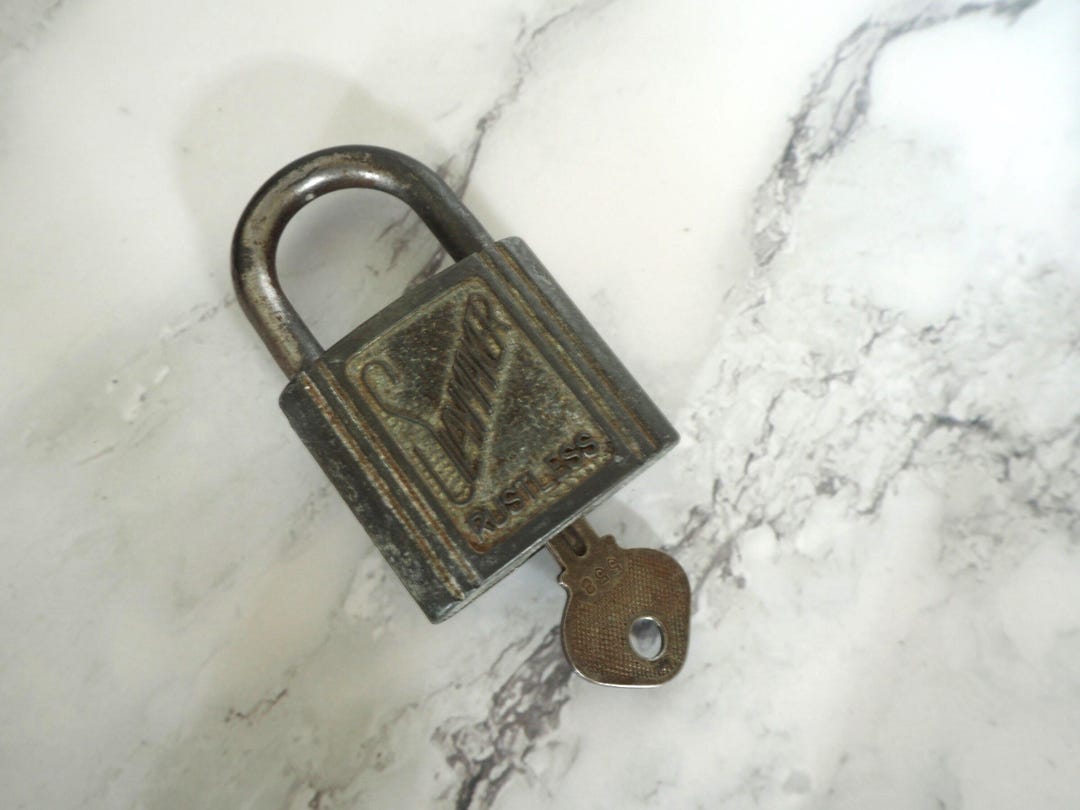 Vintage Slaymaker Rustless Lock and Key: Collectible U.S.A. Made - Etsy