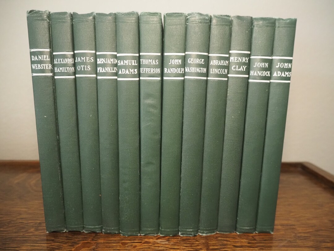 Antique Books "great Americans of History" Complete Set of Twelve 1903 ...