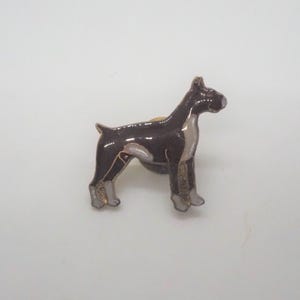 Vintage Dog Breed Pins: Enamel Boxer, Scottie, Greyhound, Dachshund - Etsy