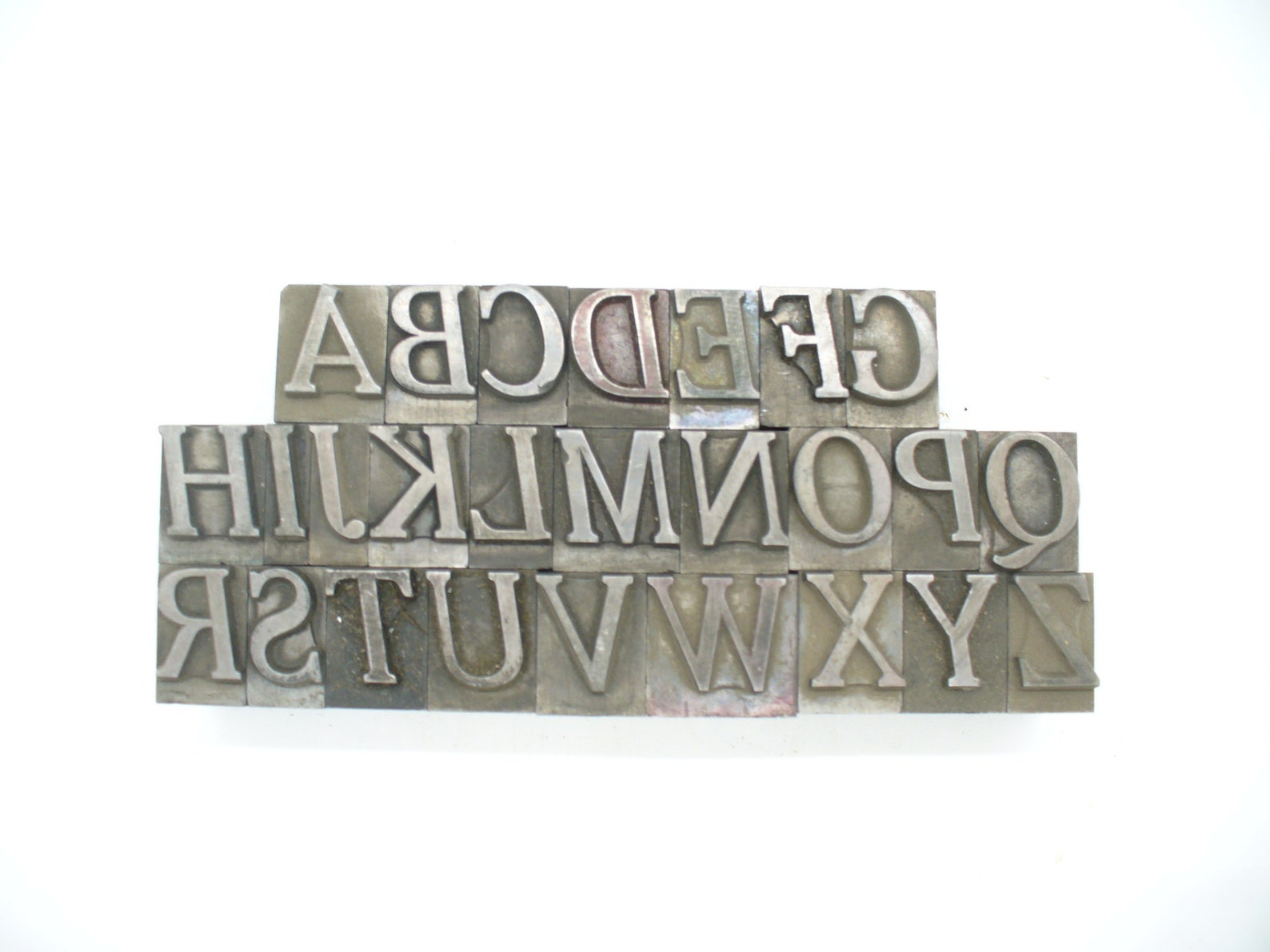 Vintage Letterpress Upper and Lower Case Numbers and Symbols - Etsy