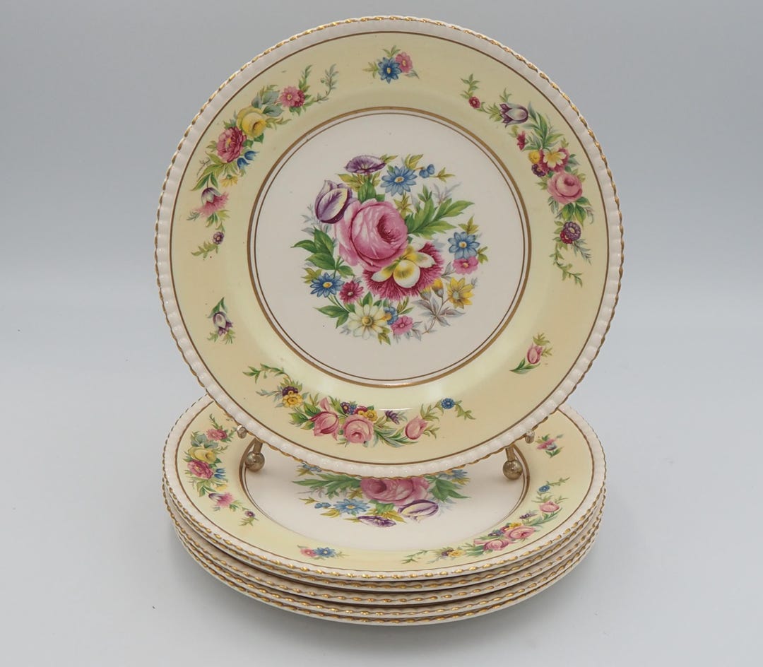 Simpson's Potters Ltd Ambassador Ware England 8 Inch Salad Plates ...